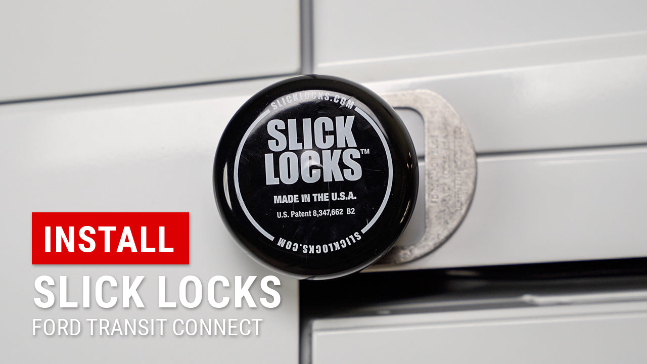 Installing Slick Locks on our Ford Transit Connect | Upfit Supply