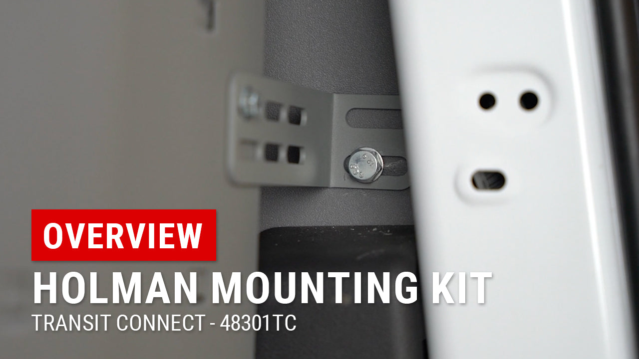Holman Shelf Mounting Bracket Kit Overview - Transit Connect - 48301TC ...