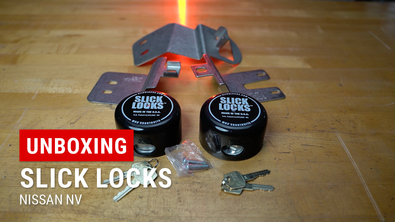 Unboxing Slick Locks for Nissan NV (Full Size Van) | Upfit Supply