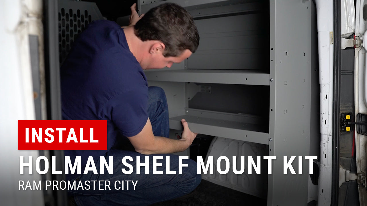Installing a Holman Shelf in RAM ProMaster City | Upfit Supply