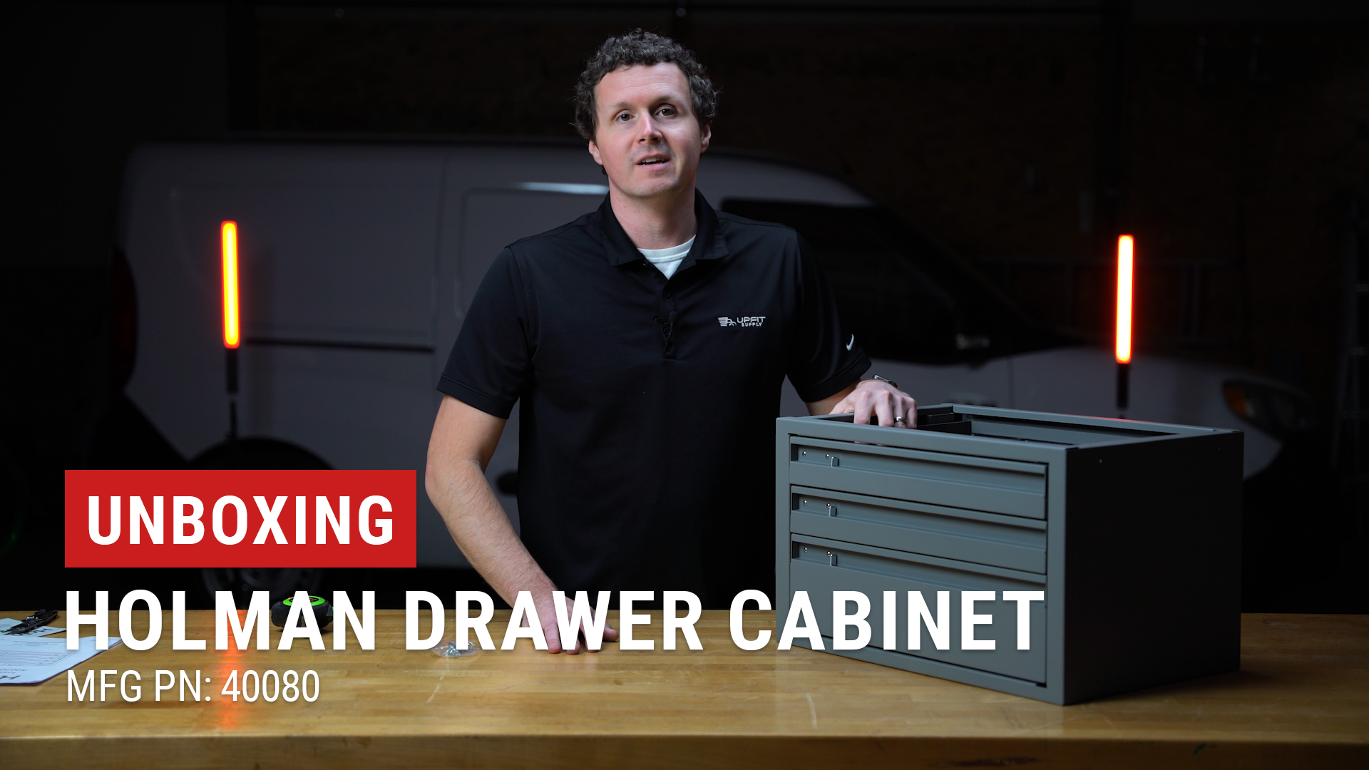 Unboxing a Holman Shelving Drawer Unit | Upfit Supply