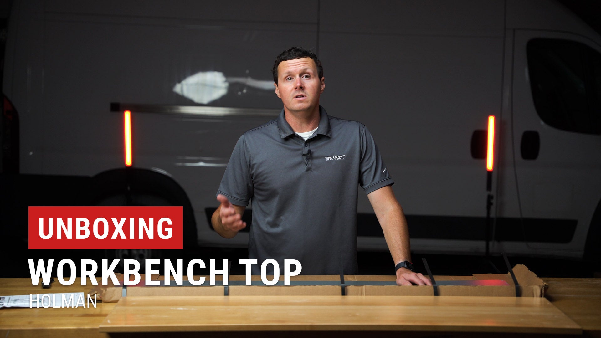 Unboxing Holman Workbench Top for Cargo Vans | Upfit Supply