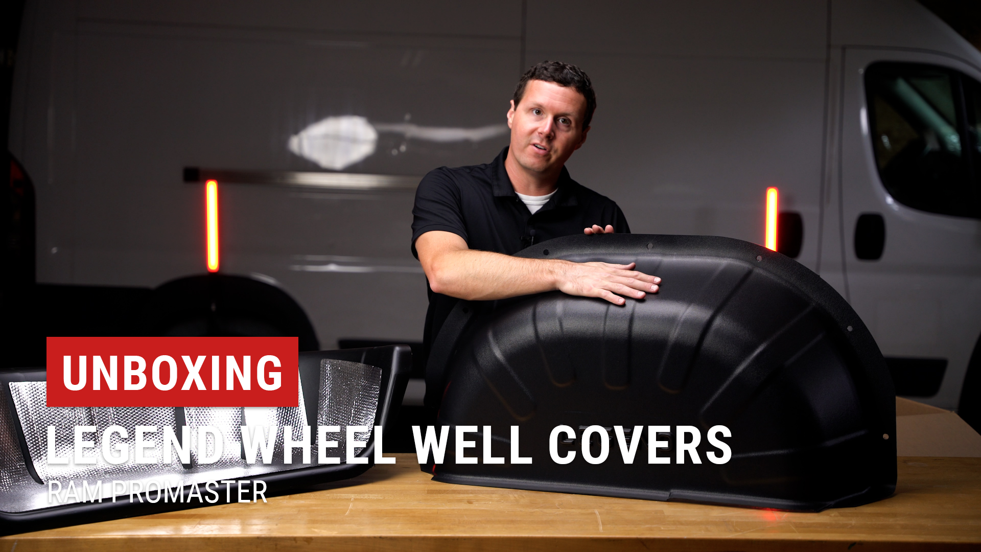 Unboxing Legend Wheel Well Covers for RAM ProMaster | Upfit Supply