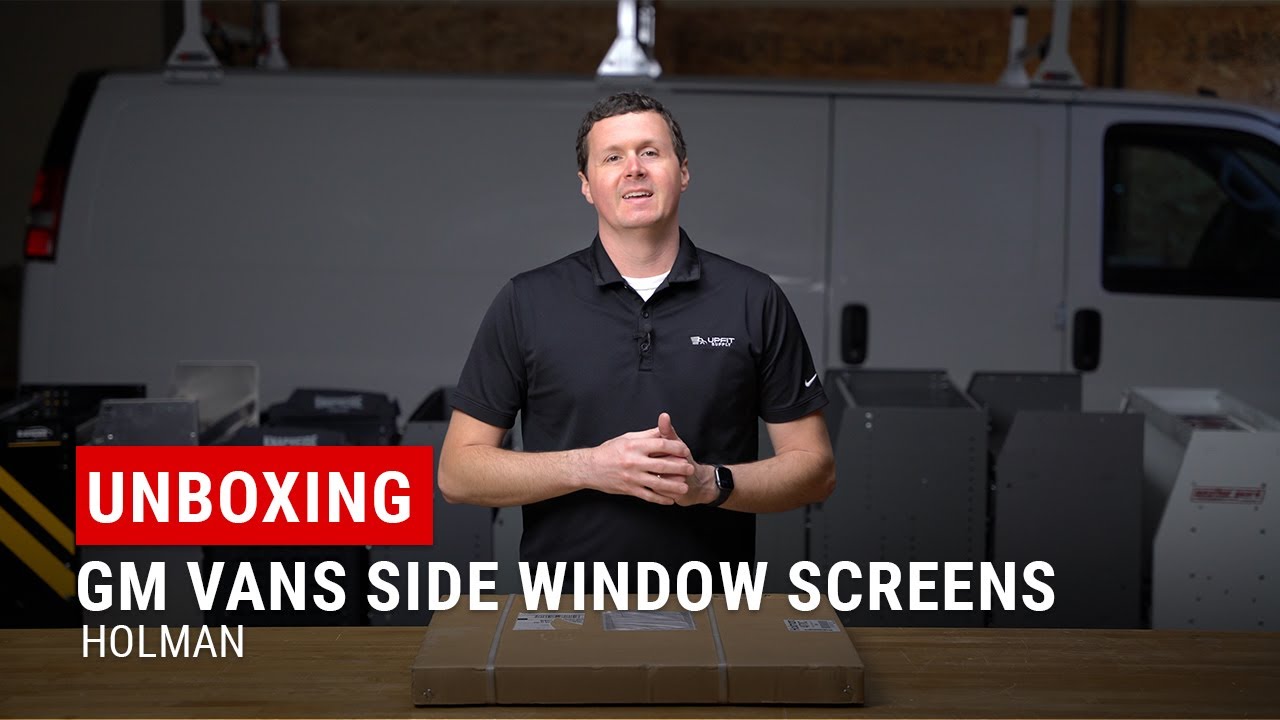 Unboxing Holman Side Window Screens for GMC Savana & Chevy Express ...