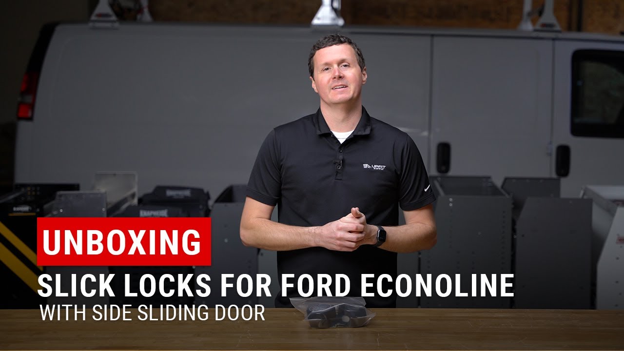 Unboxing Slick Locks for Ford Econoline Cargo Vans | Upfit Supply