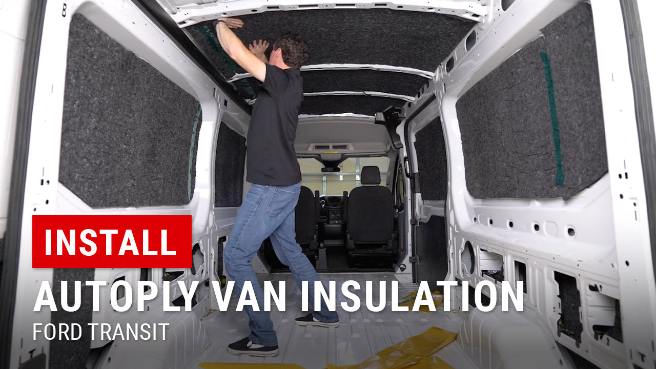 Installing AutoPly Van Insulation in our Ford Transit | Upfit Supply