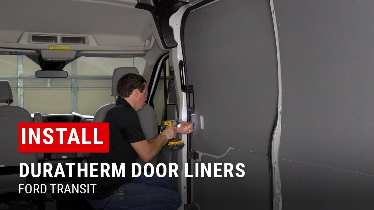 Installing Legend DuraTherm Door Liners in Ford Transit | Upfit Supply