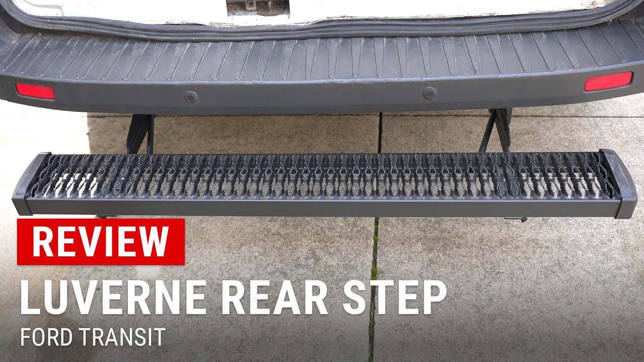 Review of Luverne Rear Step for Ford Transit Vans | Upfit Supply