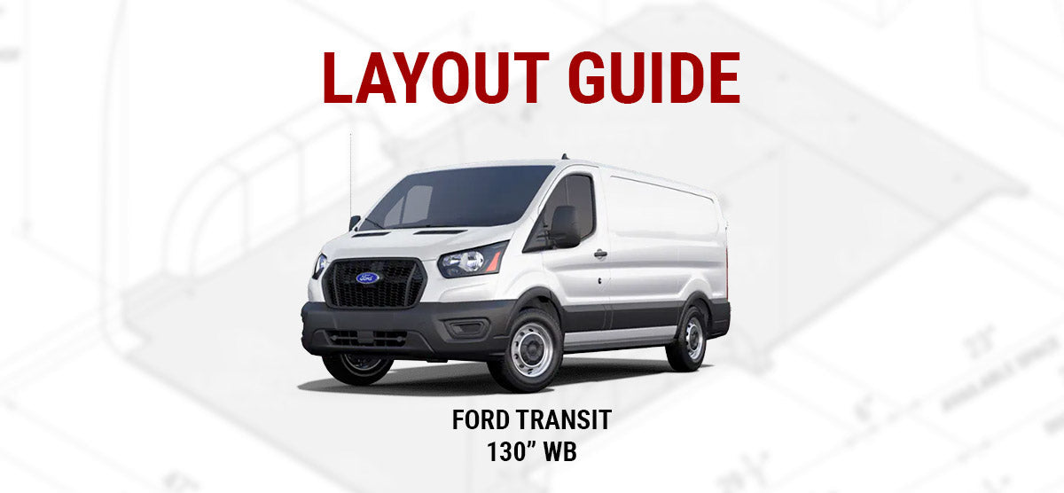 Ford Transit (130 WB) Interior Cargo Measurements | Upfit Supply