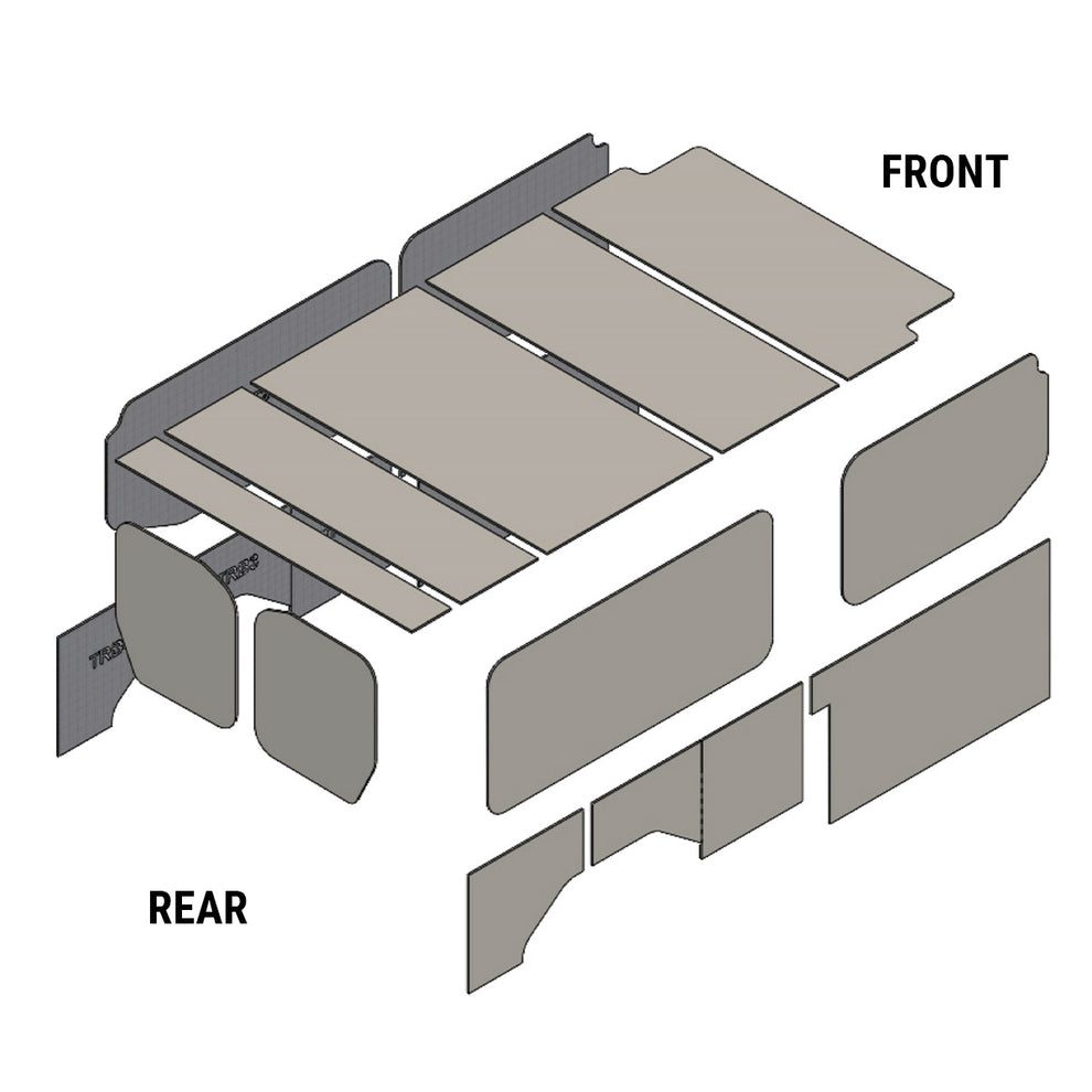Ford Transit Cargo Van Insulation Kit - - Upfit Supply
