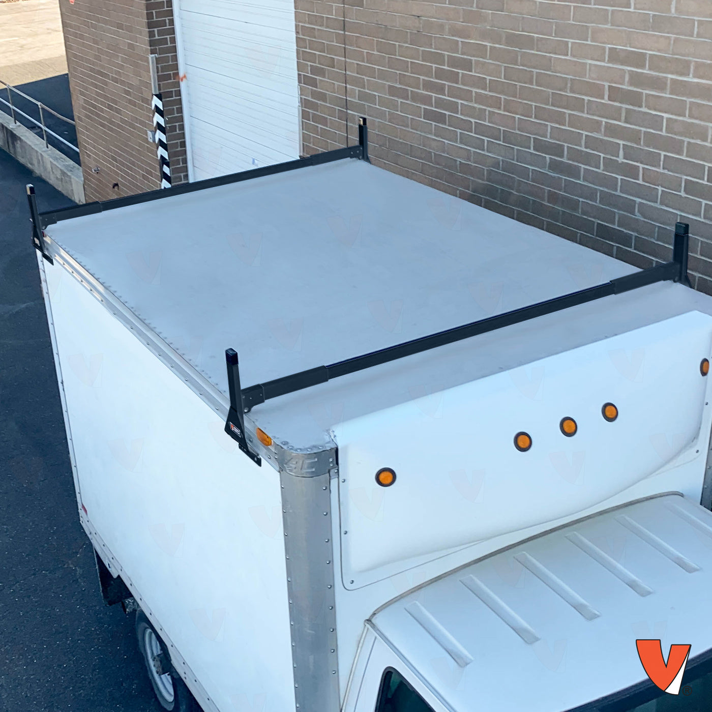 Vantech H1 Ladder Roof Rack for Trailers & Box Trucks - Mount Type: Si ...