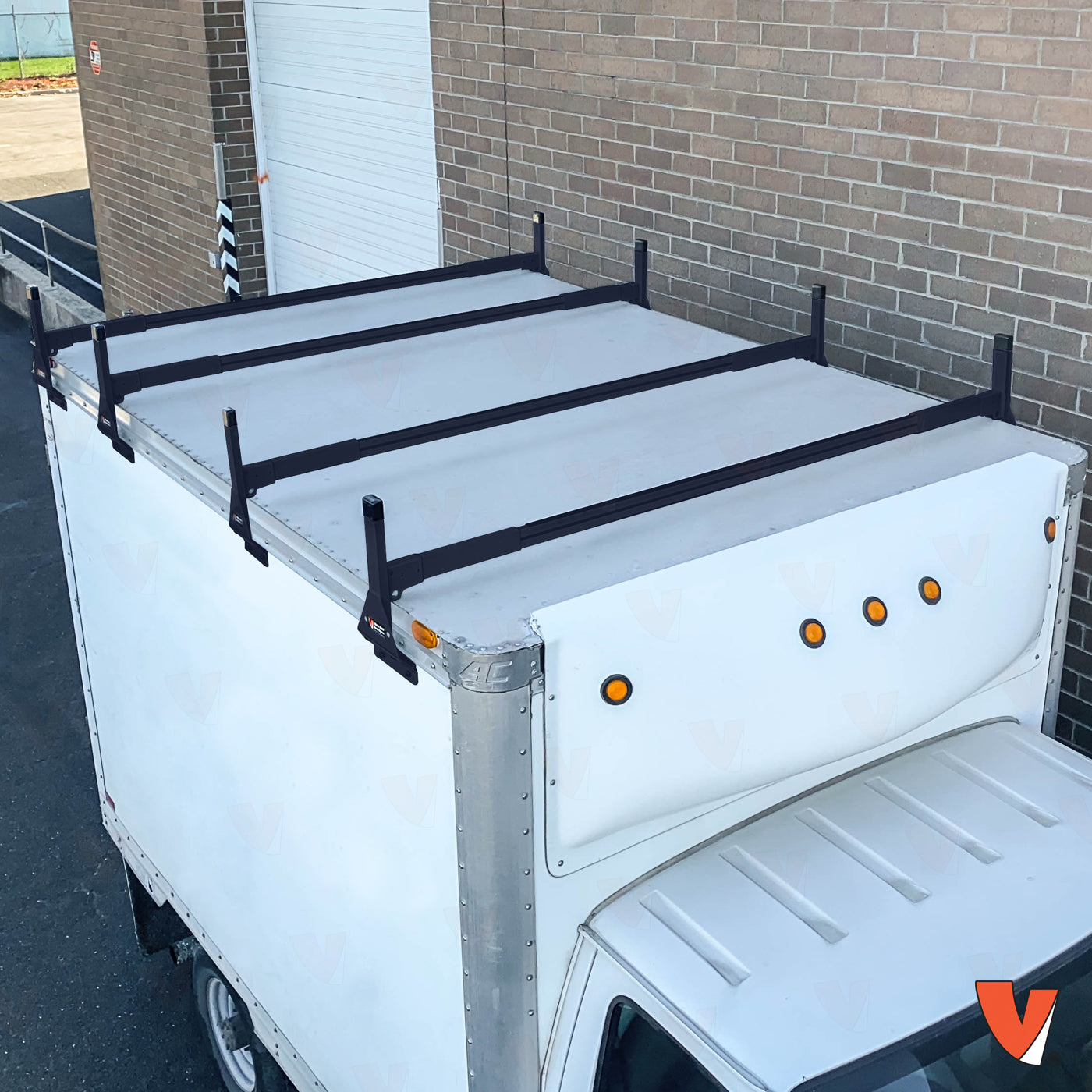 Vantech H1 Ladder Roof Rack for Trailers & Box Trucks - Mount Type: Si ...