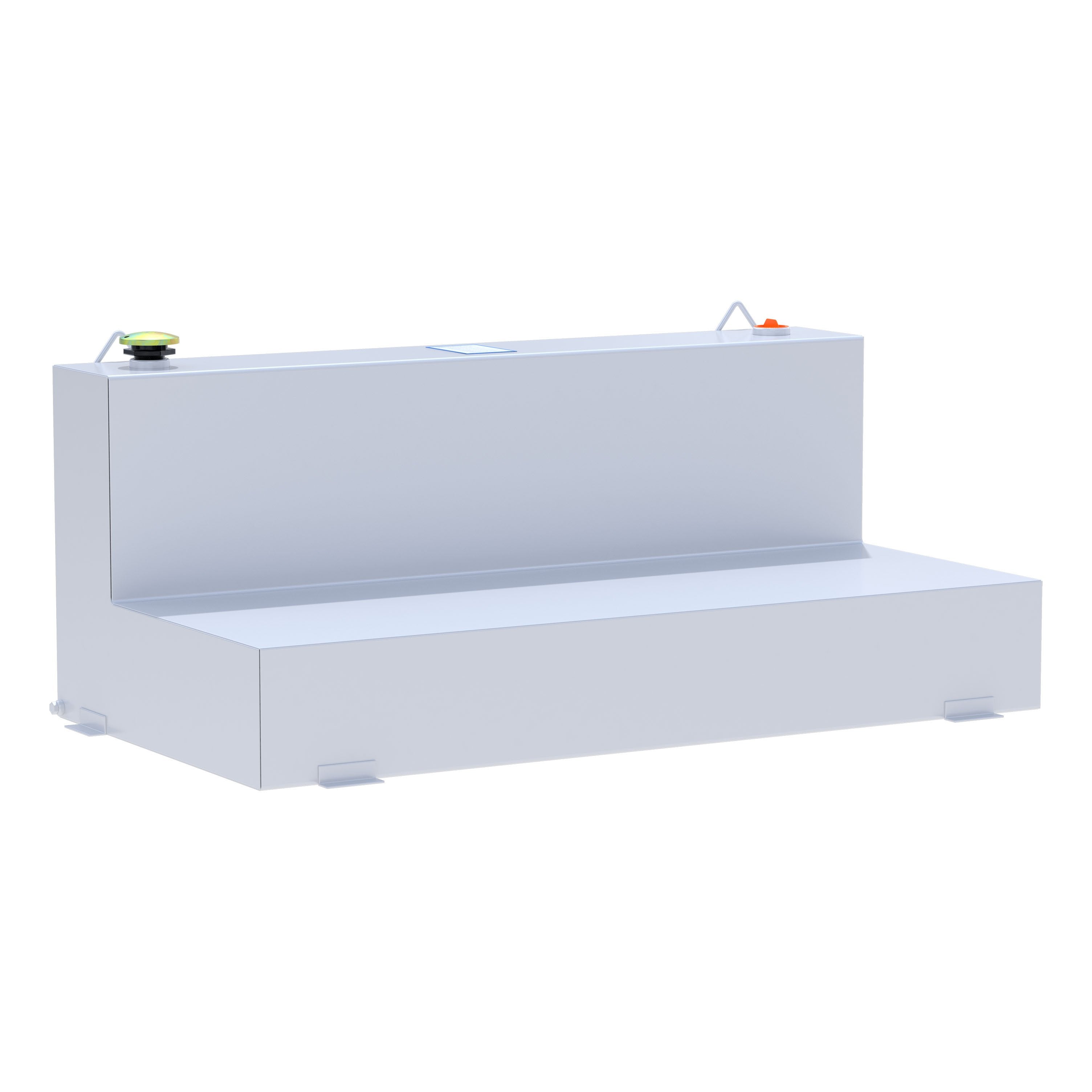UWS 100-Gallon L-Shape Steel Transfer Tank - White - ST-100-L-W – Upfit ...