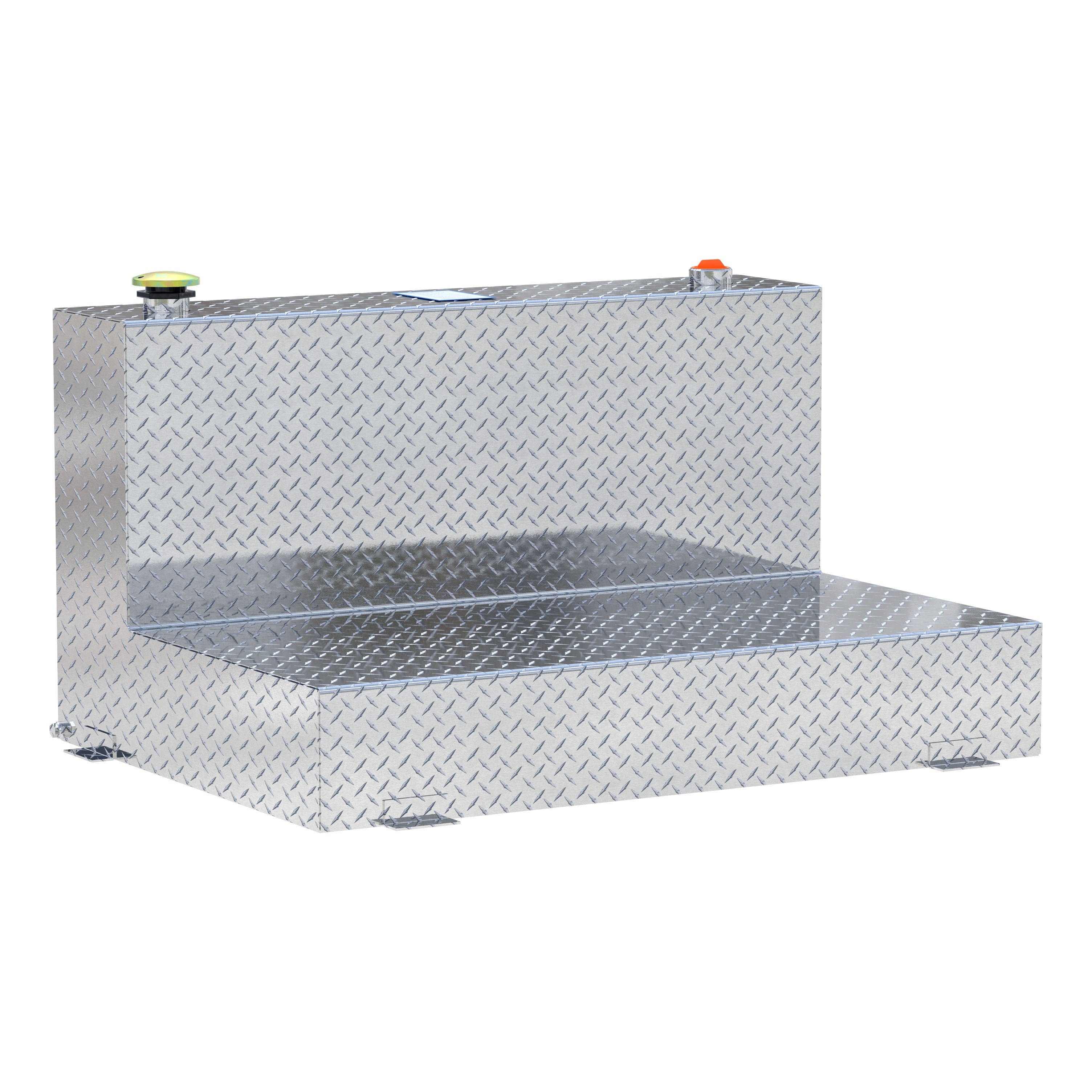 UWS 85-Gallon L-Shape Transfer Tank - Bright Aluminum - TT-85-L-T-P ...