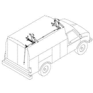 EZGLIDE2 Drop-Down Ladder Rack Kit for Knapheide KUV Service Bodies ...
